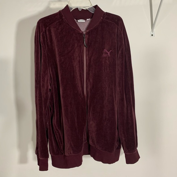 Puma | Jackets & Coats | Puma Velour Tracksuit | Poshmark